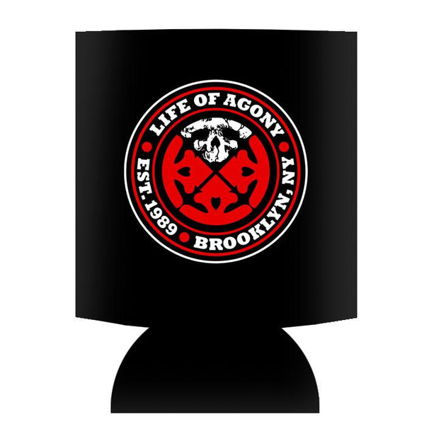 LIFE OF AGONY Logo Koozie – JSR Direct Wholesale