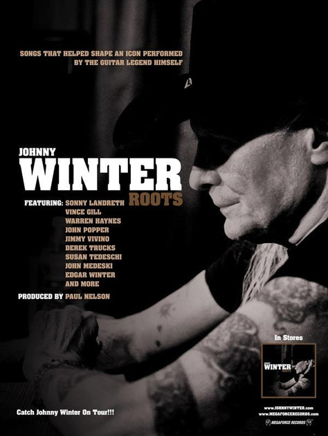 JOHNNY WINTER Roots poster 18x24in – JSR Direct Wholesale